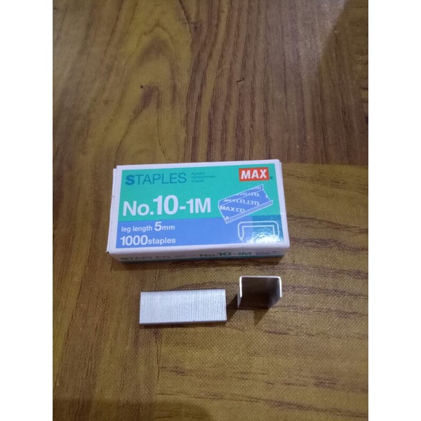 Jual Isi Stapler/ Staples merk MAX No.10 | Shopee Indonesia