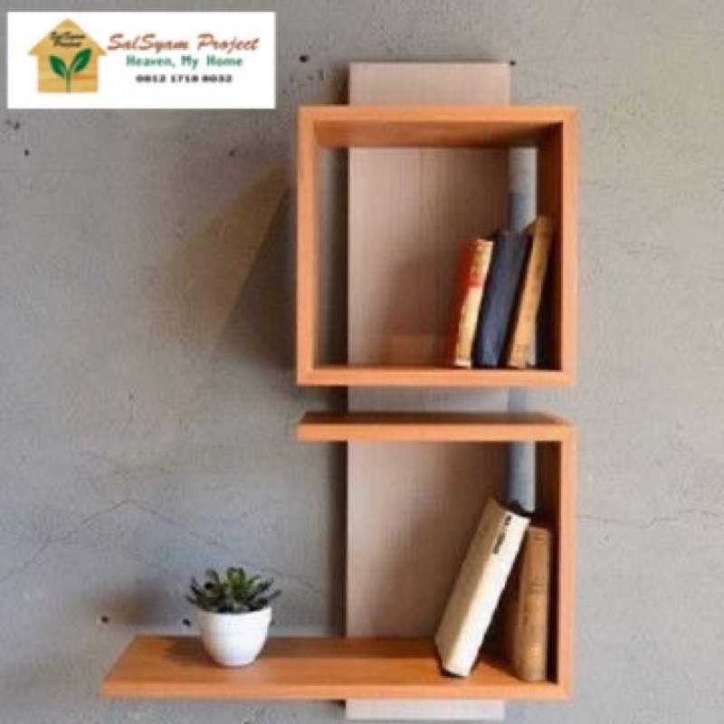 Jual Rak Dinding Gantung Rak Buku Serbaguna Rak Unik Minimalis Murah ...