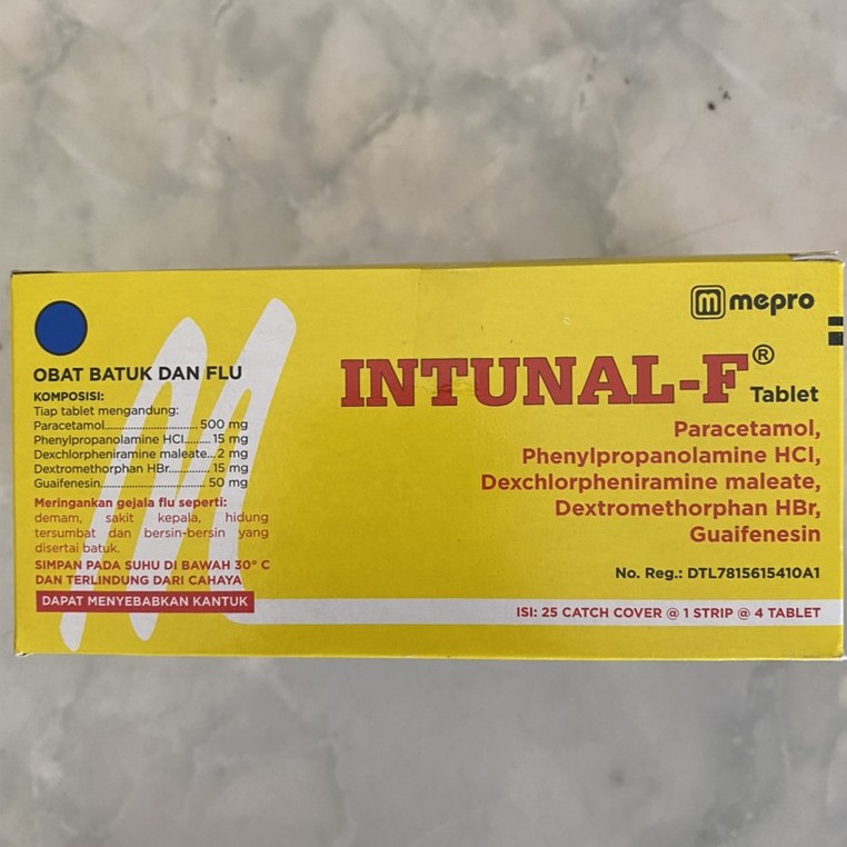 Jual Intunal Forte Box Isi 25 Strip | Shopee Indonesia