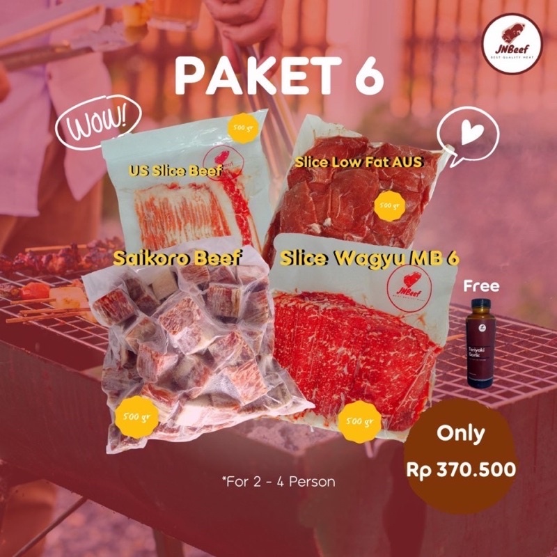 Jual Paket Barbeque Grill 6 (complete) / All You Can Eat (AYCE ...