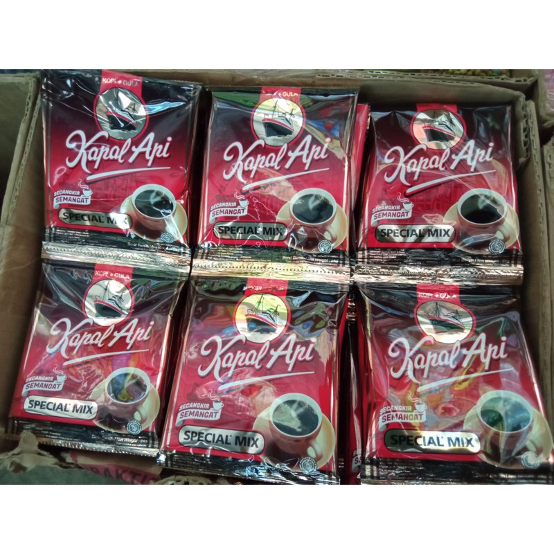 Jual Kopi Kapal Api Special Mix Renceng 25gr (1 renceng isi 10 sachet ...