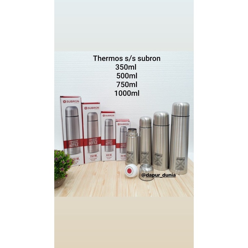Jual Thermos stainless steel subron ( 350ml / 500ml ) | Shopee Indonesia