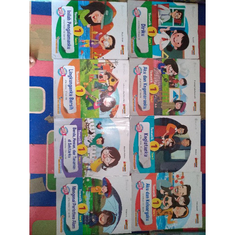 Jual BUKU TEMATIK 1SET DARI TEMA 1 SAMPE TEMA 8 UNTUK SD KELAS 1 ...