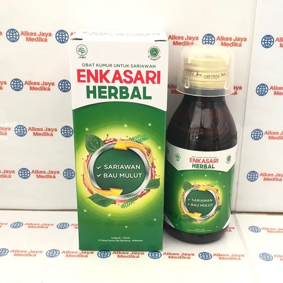 Jual Enkasari Herbal 120ml - Obat Kumur Untuk Sariawan | Shopee Indonesia