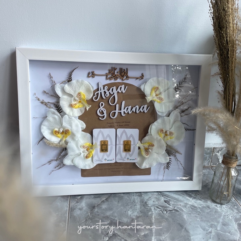Jual frame simbolis mahar pernikahan angkrek modern | Shopee Indonesia