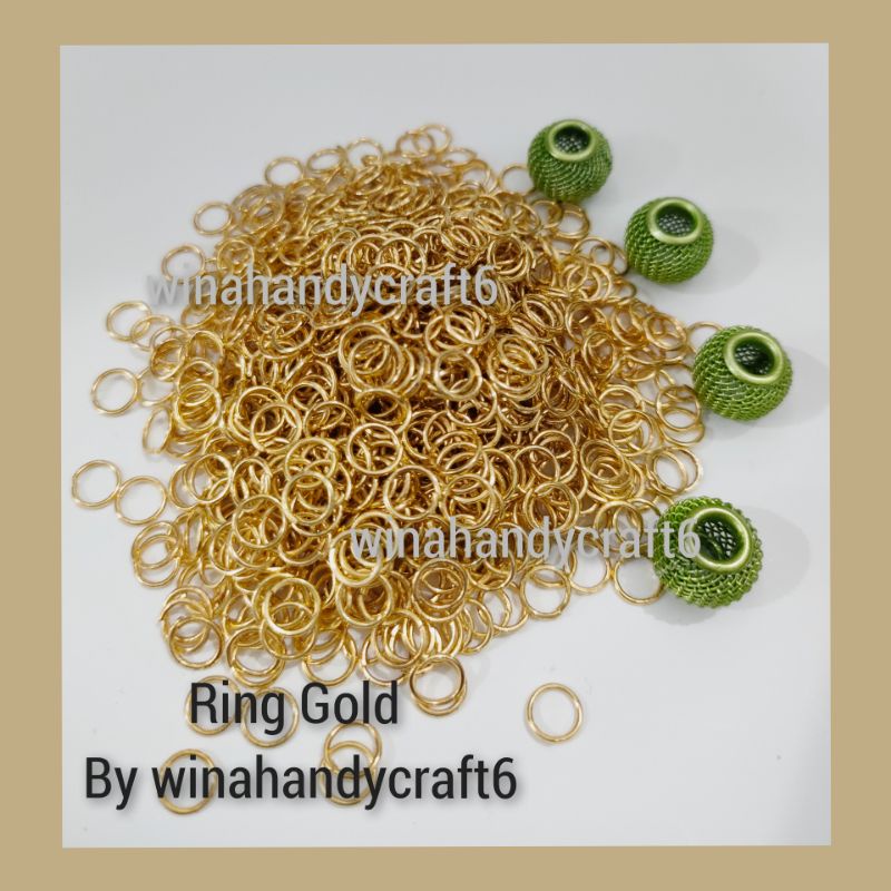 Jual Ring Bulat / Ring O Nikel dan Gold ( Bks@50gram) | Shopee Indonesia