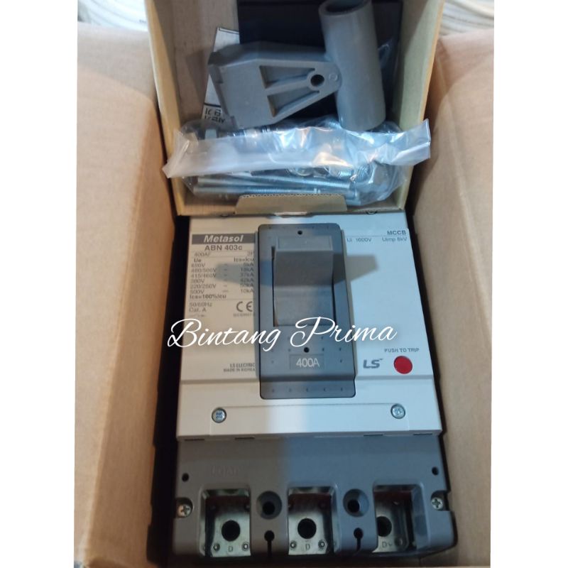 Jual MCCB ABN 403C 3P 400A LS Electric Korea | Shopee Indonesia