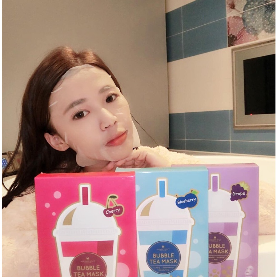 Jual Annie's Way Bubble Tea Invisible Silk Nourishing Brightening Face ...