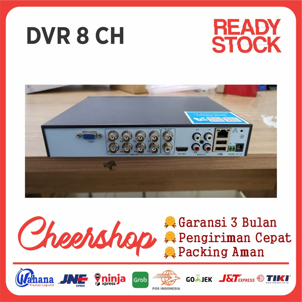 Jual DVR 8 CH 8CH XVR Pro 8 Camera Channel AHD Recorder 1080p CCTV ...