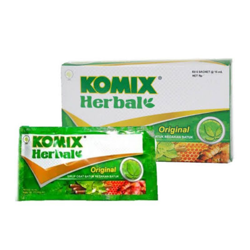 Jual Komix Herbal Sachet Original/ 1box isi 6×15ml | Shopee Indonesia