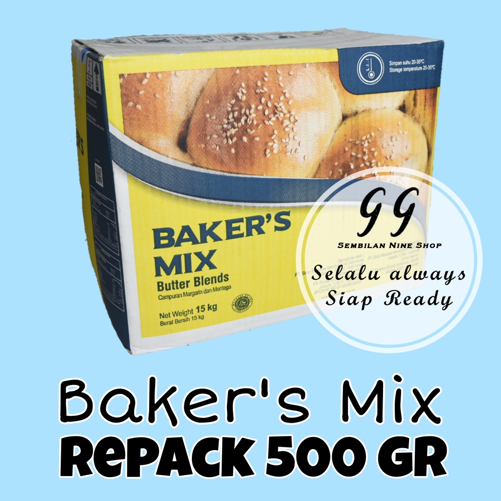Jual BAKERS MIX Anchor 500 GRAM Campuran Mentega Margarine Baker Baker ...
