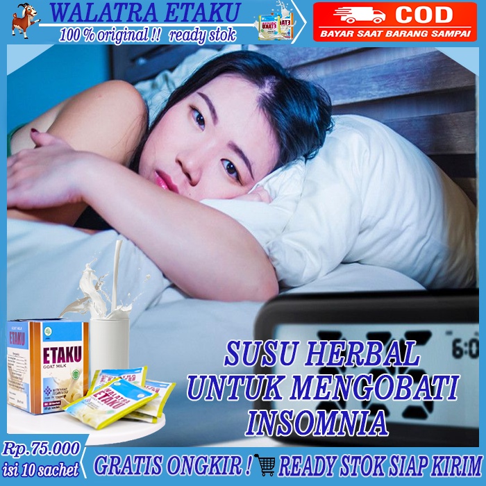 Jual Obat Insomnia Sulit Tidur, Gangguan Tidur, Membantu Tidur Jadi Nyenyak, Susu Penyenyak ...