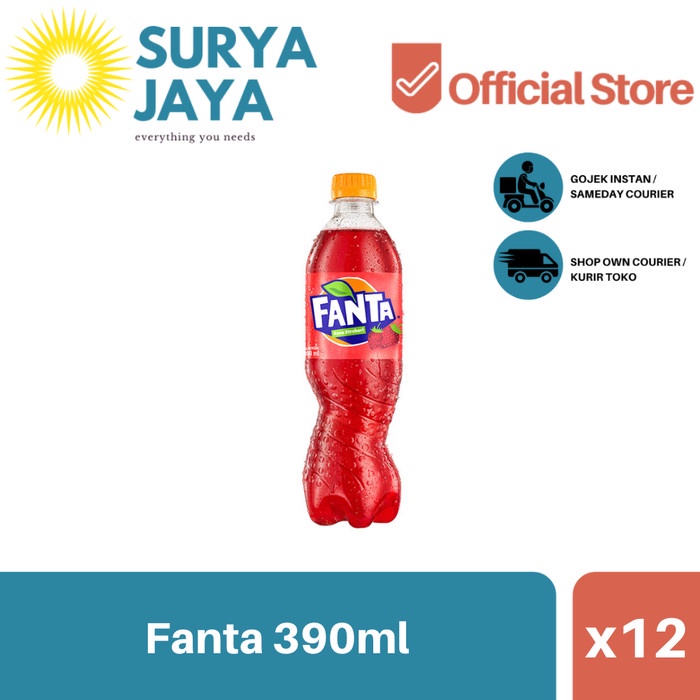 Jual Distributor Fanta Botol 390ml (Isi 12pcs) - Agen Fanta | Shopee Indonesia