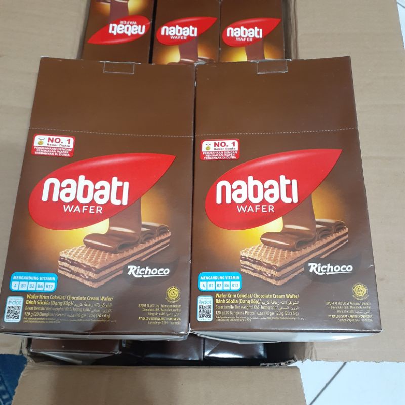 Jual nabati wafer richoco 2box 240gram | Shopee Indonesia