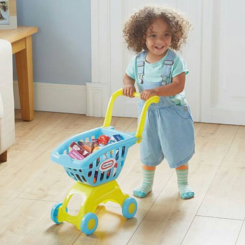 Jual My Food Shop Shopping Trolley Troli Mainan Edukasi Anak Keranjang ...