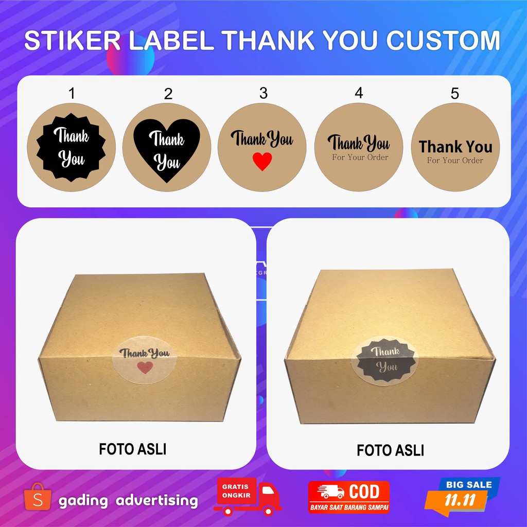 Jual Stiker Label Kraft Bulat Semua Ukuran | Shopee Indonesia
