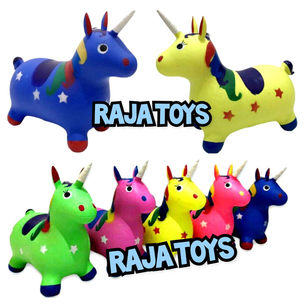 Jual ANIMAL JUMPING UNICORN TANDUK WARNA WARNI ADA MUSIK DAN LAMPU ...
