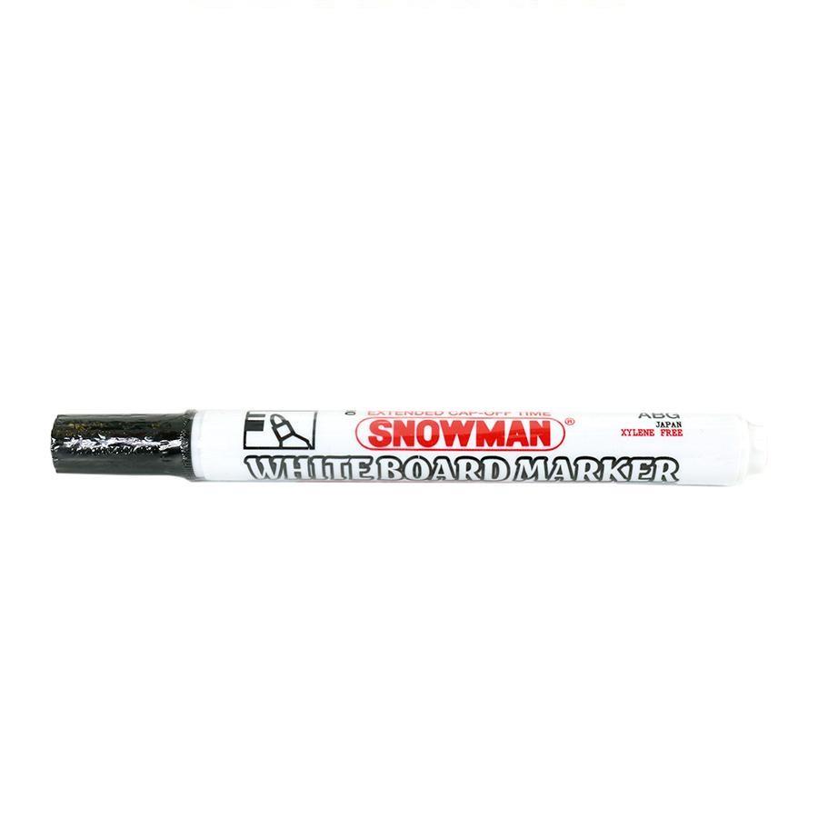 Jual SPIDOL SNOWMAN WHITE BOARD ABG 12 BLACK MARKER WHITEBOARD HITAM ...