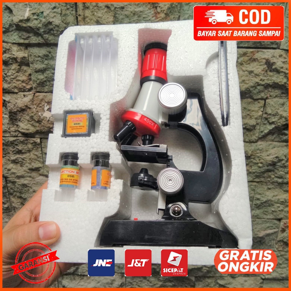 Jual Mainan Edukasi Microscope Mikroskop Pembesaran 1200X | Shopee ...