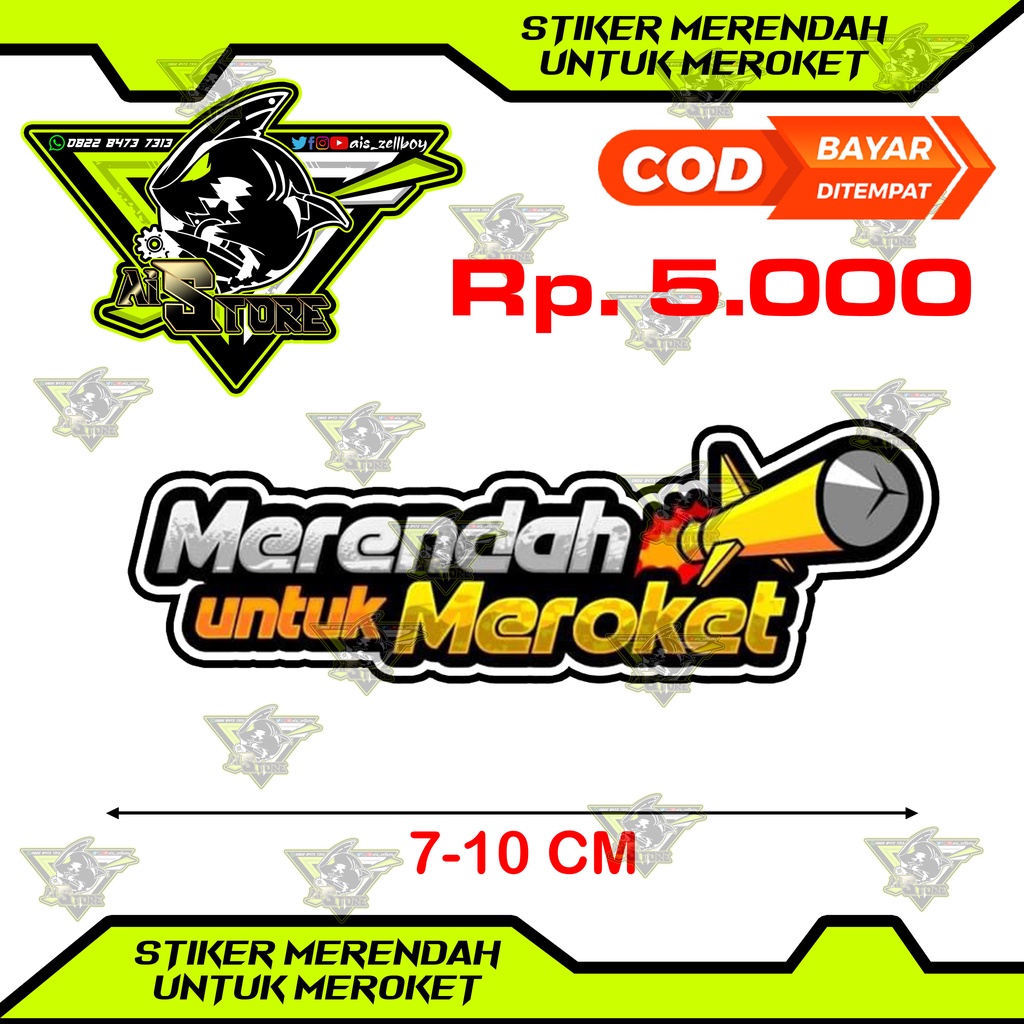Jual Stiker Merendah Untuk Meroket | Shopee Indonesia Jual Stiker Merendah Untuk Meroket | Shopee Indonesia