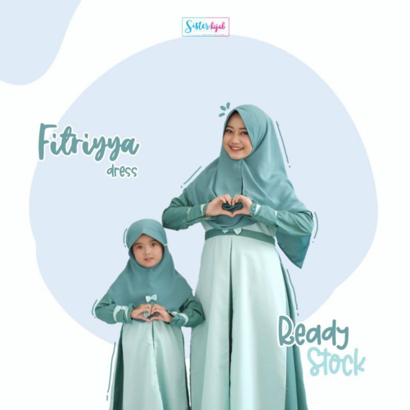 Jual GAMIS COUPLE IBU DAN ANAK FITRIYA SERIES by Sister Hijab | Shopee Indonesia