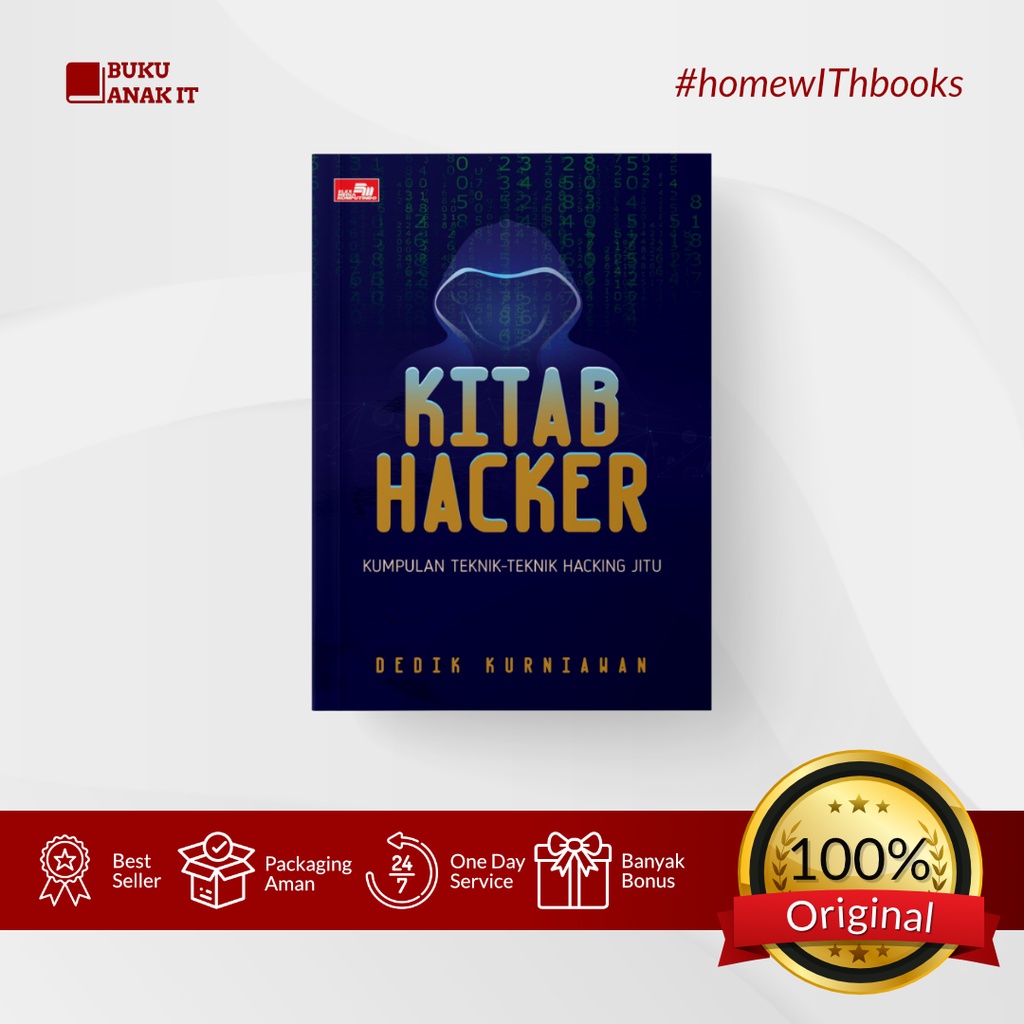 Jual BUKU KITAB HACKER KUMPULAN TEKNIK-TEKNIK HACKING JITU | DEDIK ...