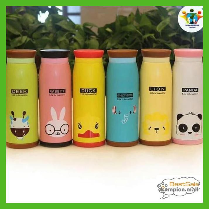 Jual Swr4Q- Termos Air Animal Karakter Botol Minuman Anak Lucu Unik ...