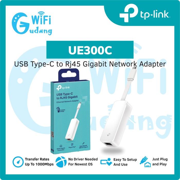 Jual TP-LINK UE300C USB Type-C to RJ45 Gigabit Ethernet Network Adapter ...
