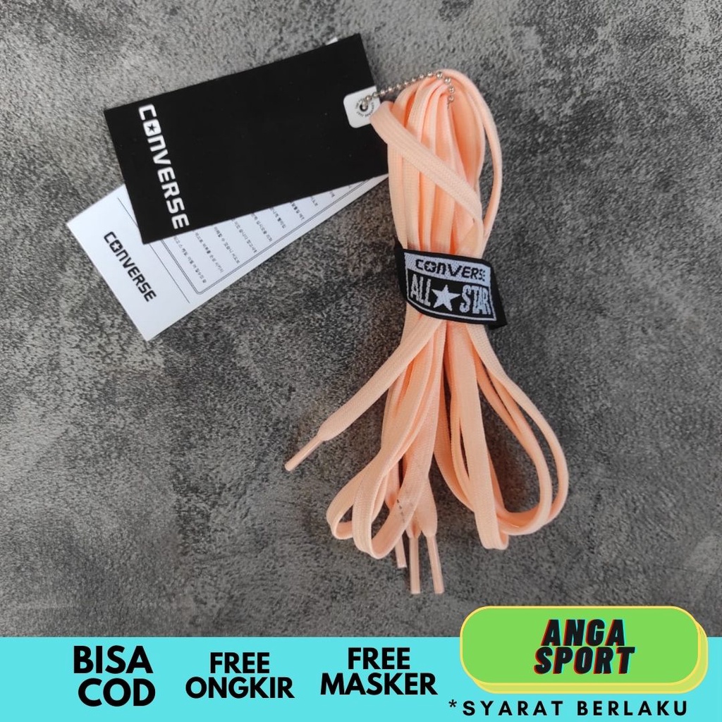 Jual TALI SEPATU SHOELACES CONVERSE ALL STAR TALI SEPATU FLAT PIPIH ...
