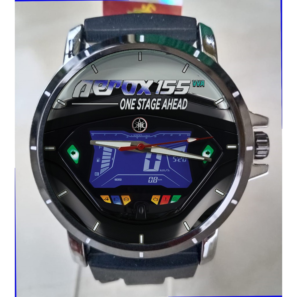 Jual Yamaha AEROX 155 Speedometer art 3 Keren Jam Tangan Pria Custom ...