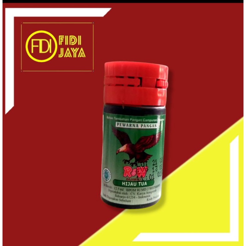 Jual SUMBO PEWARNA MAKANAN FOOD COLORING WARNA R&W RW RAJAWALI | Shopee ...