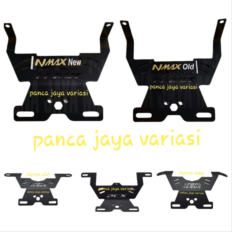 Jual breket plat nomor nmax new nmax lama aerox new lama pcx 160 pcx ...