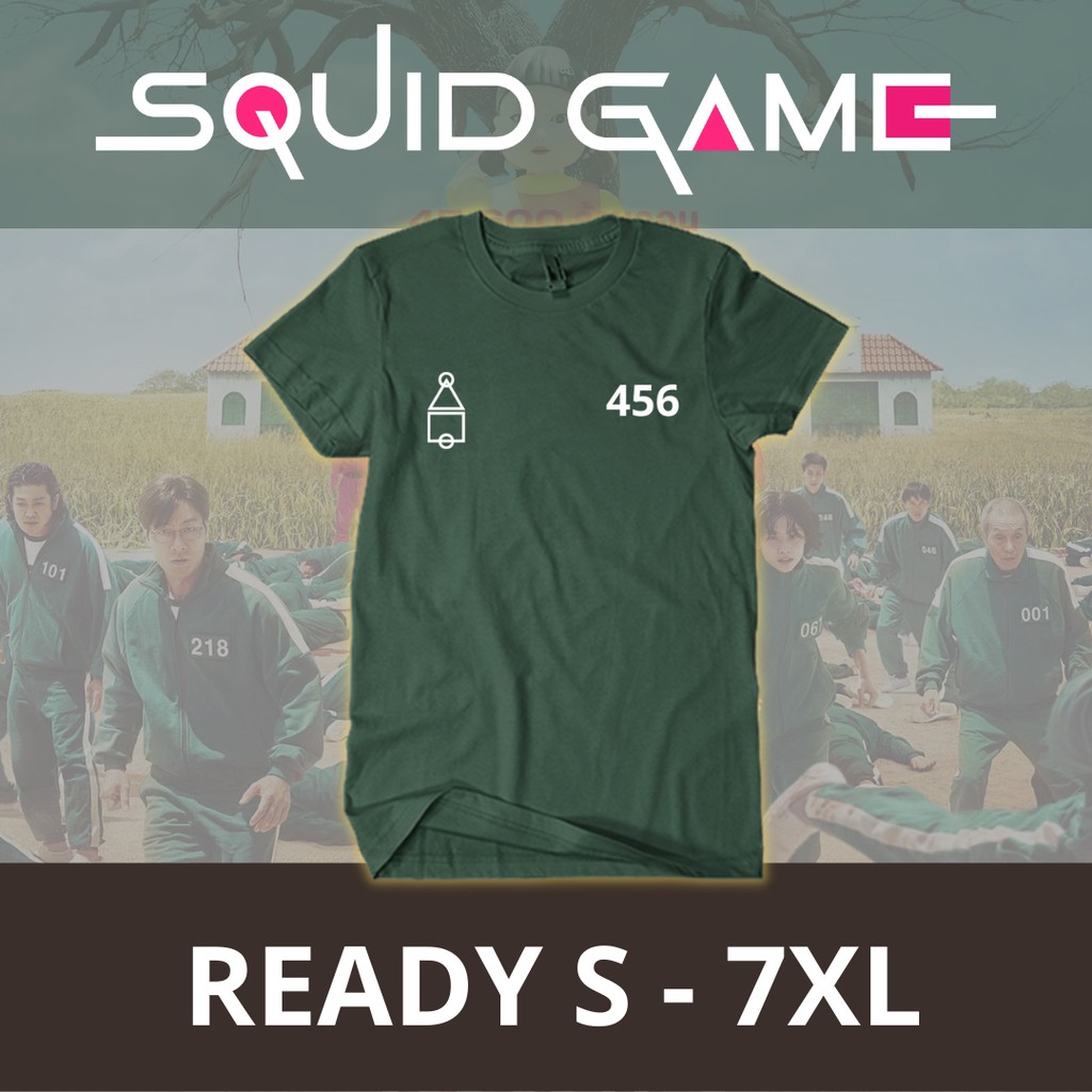 Jual Kaos Squid Game Baju Distro Pakaian Pria Distro KOREA SQUID GAME ...