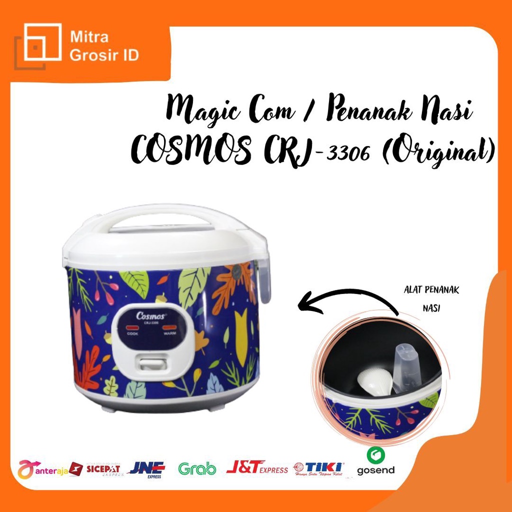 Jual Magic Com / Penanak Nasi COSMOS CRJ-3306 (Original) | Shopee Indonesia