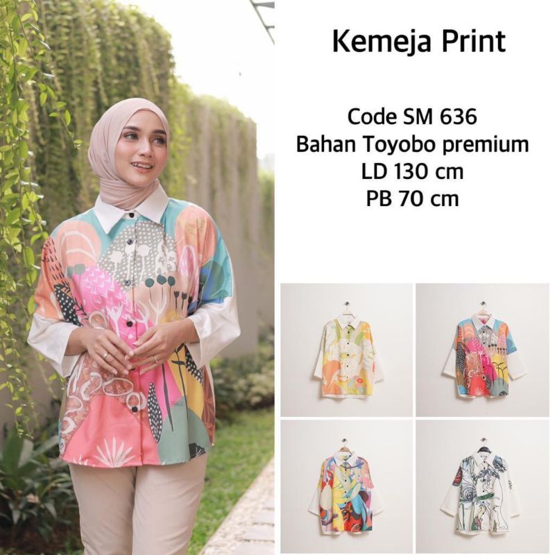 Jual Kemeja Toyobo Print | Shopee Indonesia