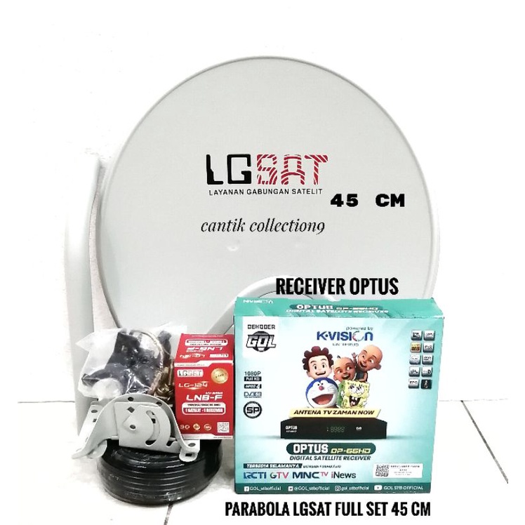 Jual Parabola Mini 45 cm FULL SET Lengkap - Parabola Mini Odu Lgsat 45 ...