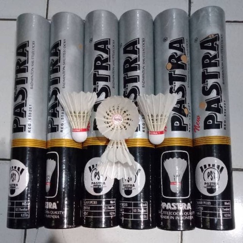 Jual Shuttlecocks - Cock badminton PASTRA SILVER (HITAM) ORIGINAL SPEED ...