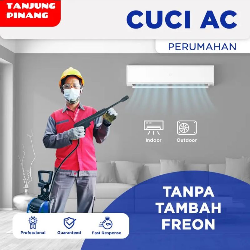 Jual JASA SERVICE CUCI AC SPLIT 1/2 PK - 1 PK RUMAHAN BERGARANSI ...