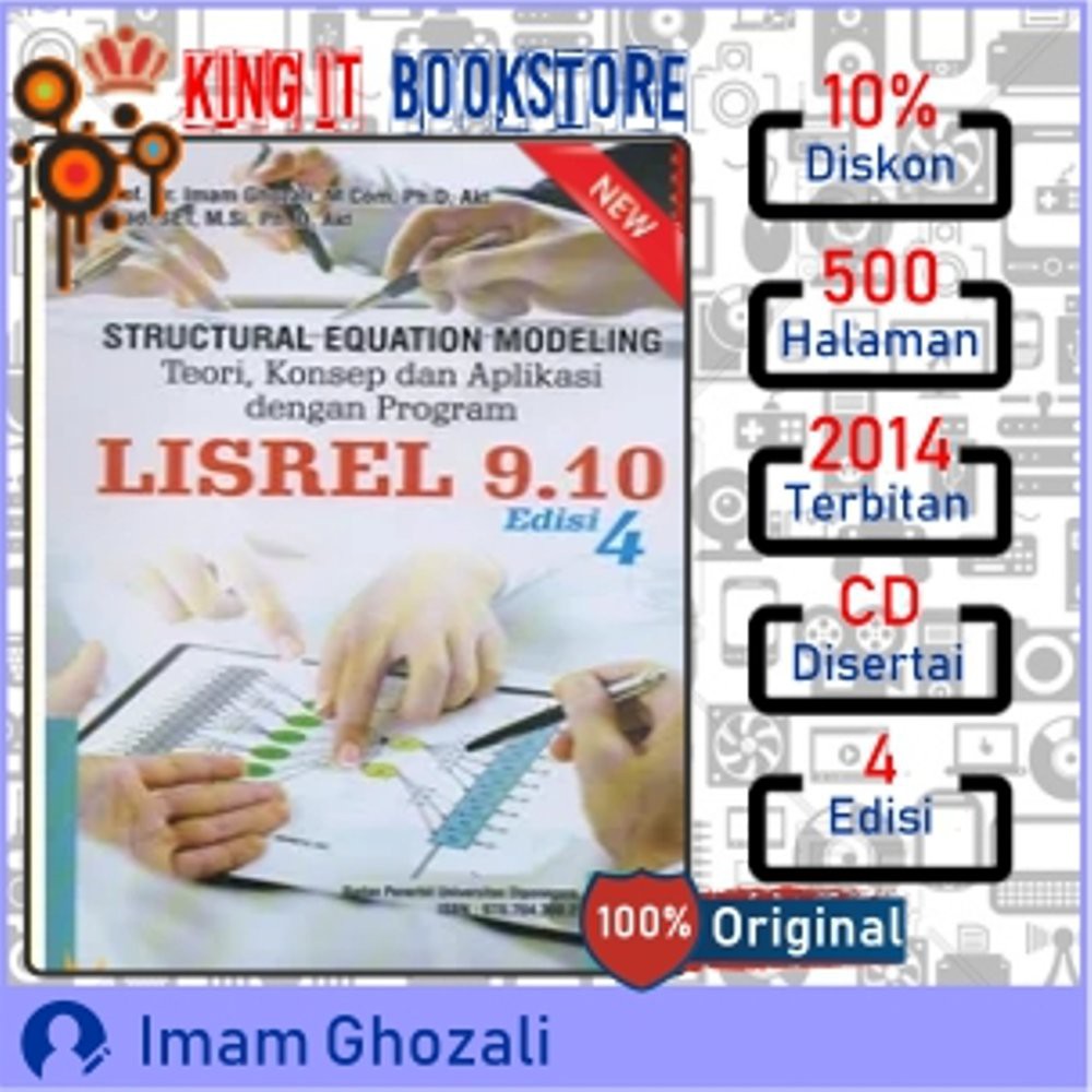 Jual Buku Structural Equation Modeling SEM dengan Lisrel Imam Ghozali ...