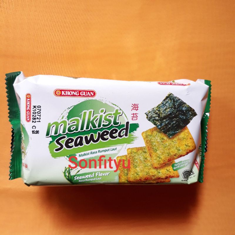 Jual Khong Guan Malkist Seaweed | Biscuit Kering Rasa Rumput Laut ...