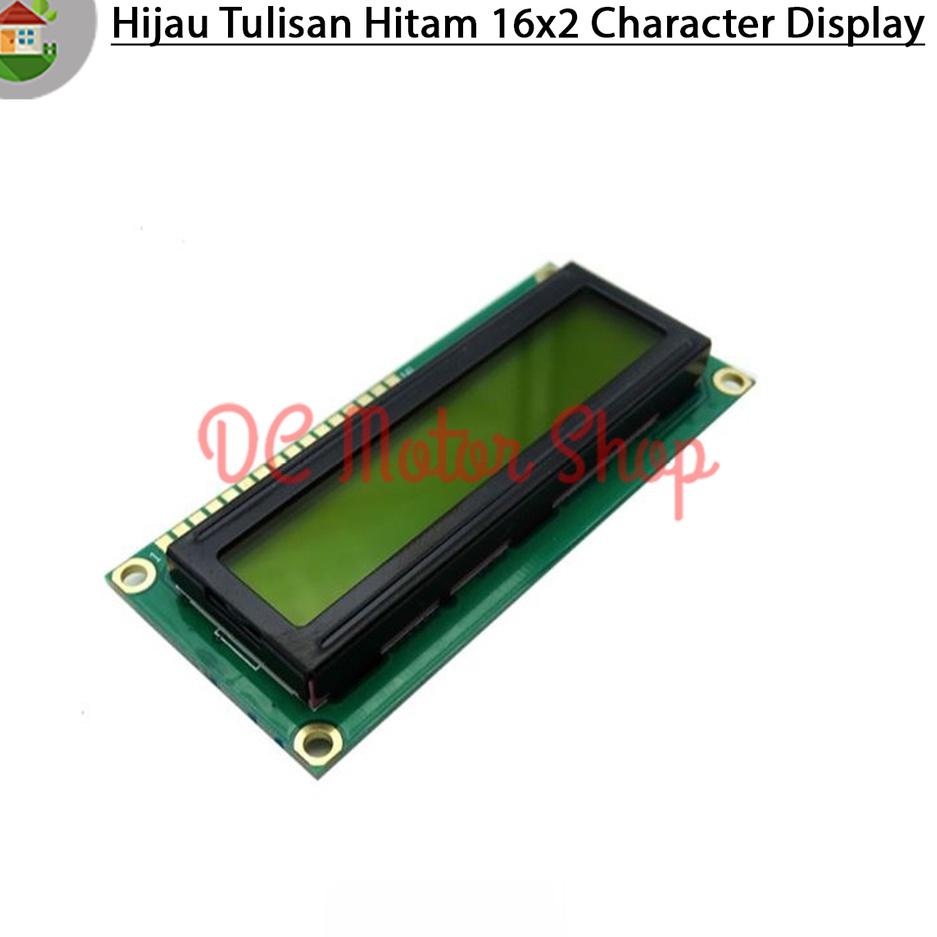 Jual LCD 1602 LCD1602 Green Background Hijau Tulisan Hitam 16x2 ...