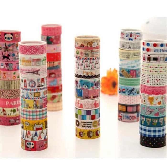 Jual Selotif Motif Mini 1 inch P-2 Meter - BEST SELLER | Shopee Indonesia