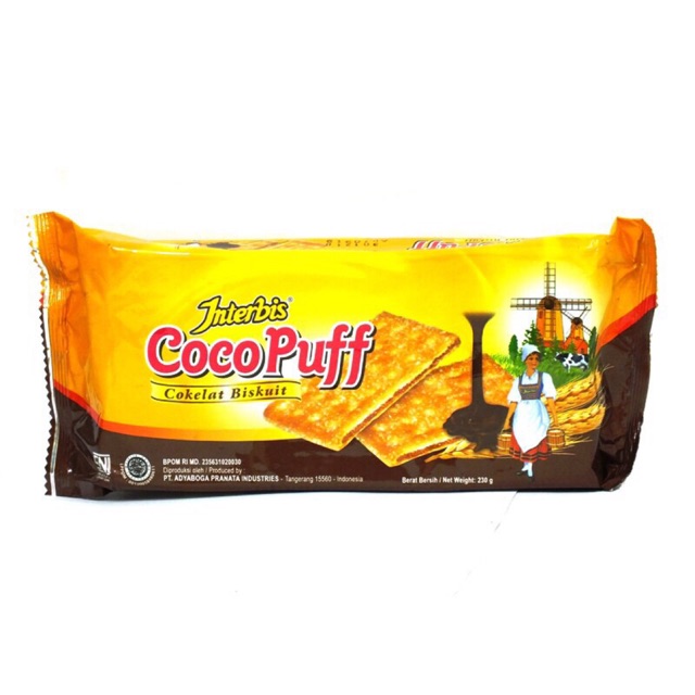 Jual INTERBIS COCO PUFF COKELAT BISKUIT | Shopee Indonesia