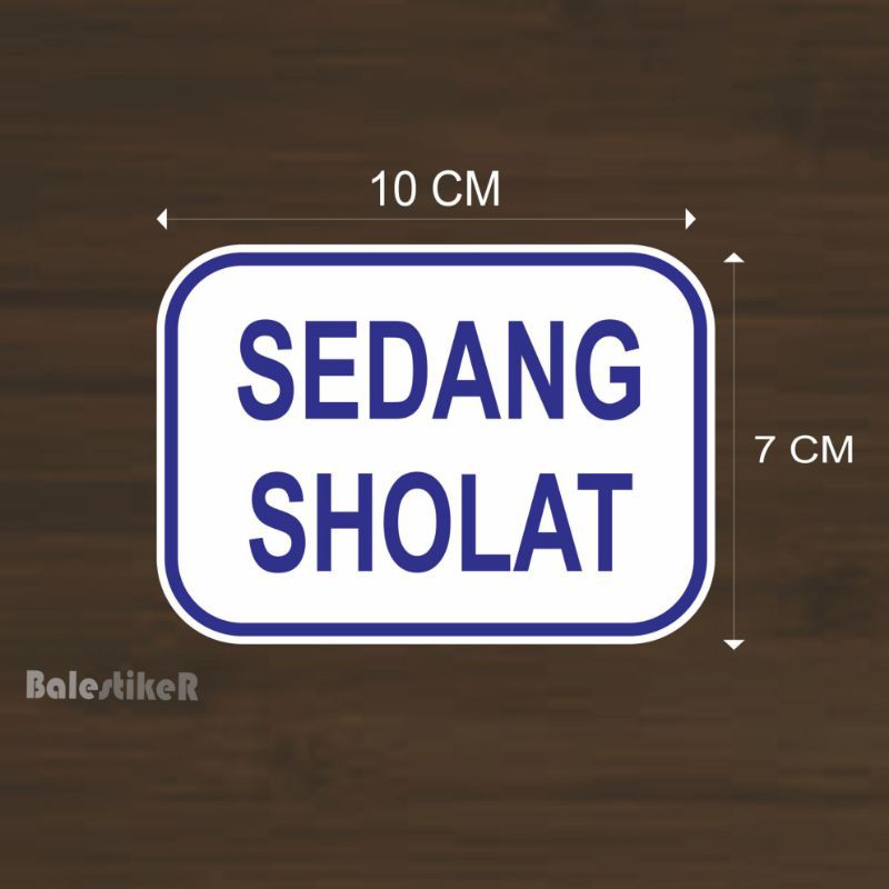 Jual stiker sedang sholat sticker | Shopee Indonesia