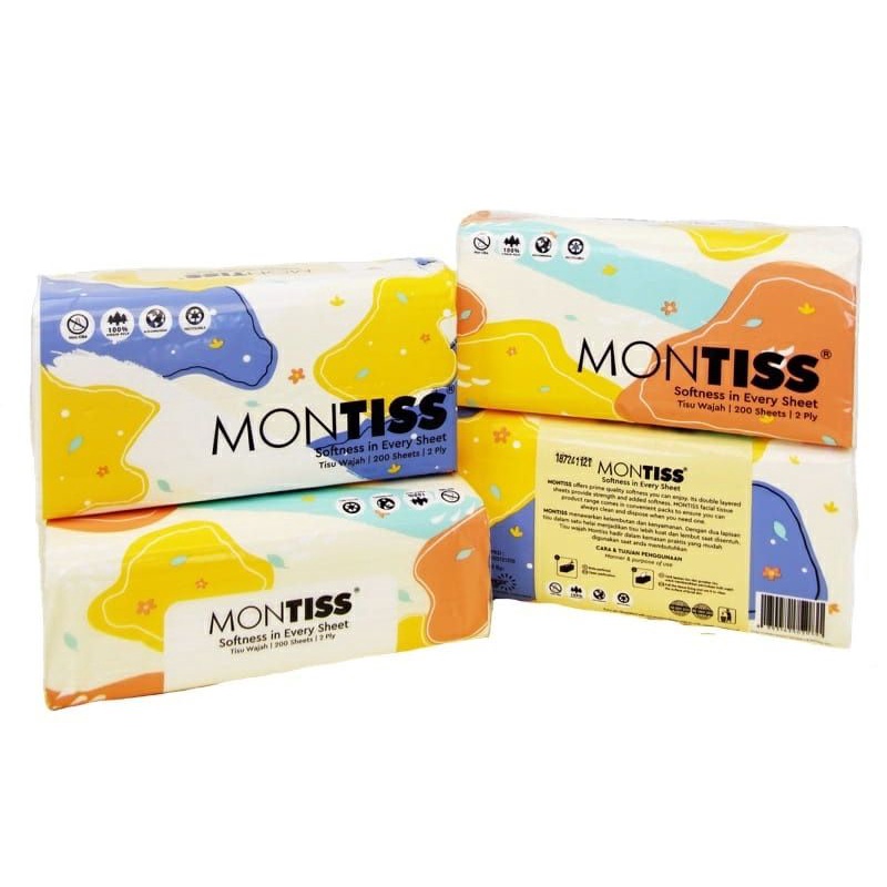 Jual TISSUE KERING MONTIS 150, 200, 250 sheet | Shopee Indonesia