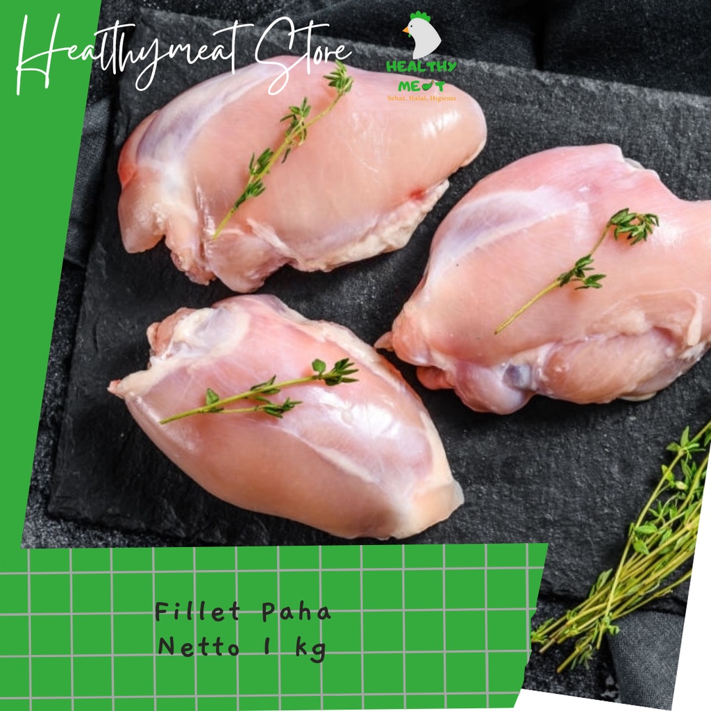 Jual Fillet paha boneless skinless leg 1 kg | Shopee Indonesia