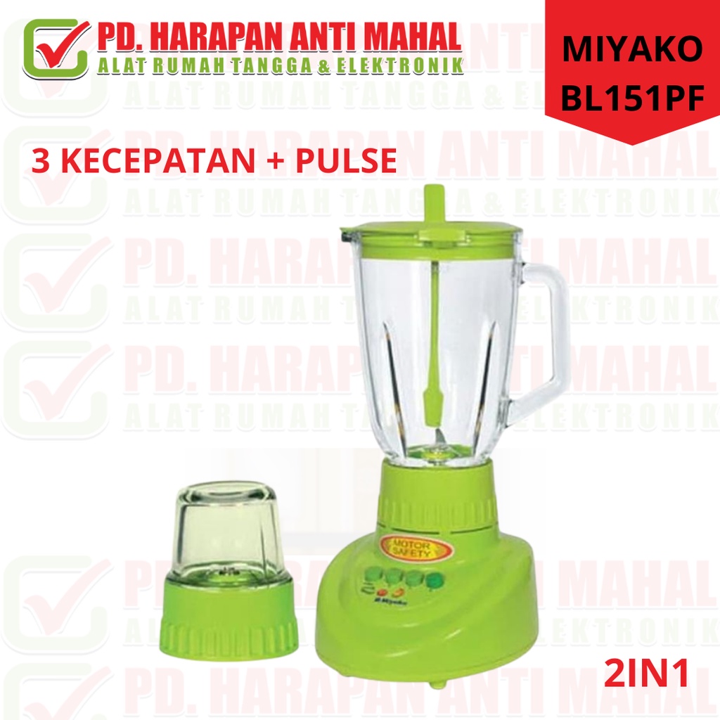 Jual BLENDER PLATIK MIYAKO//MIYAKO BL151PF/AP (BLENDER PLASTIK ...