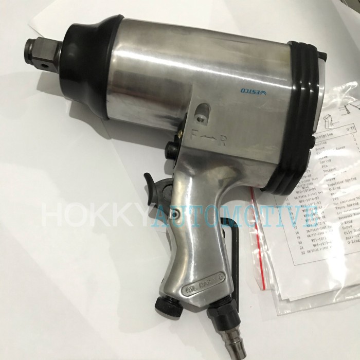 Jual westco air impact wrench 3/4" - alat buka baut angin truck heavy ...