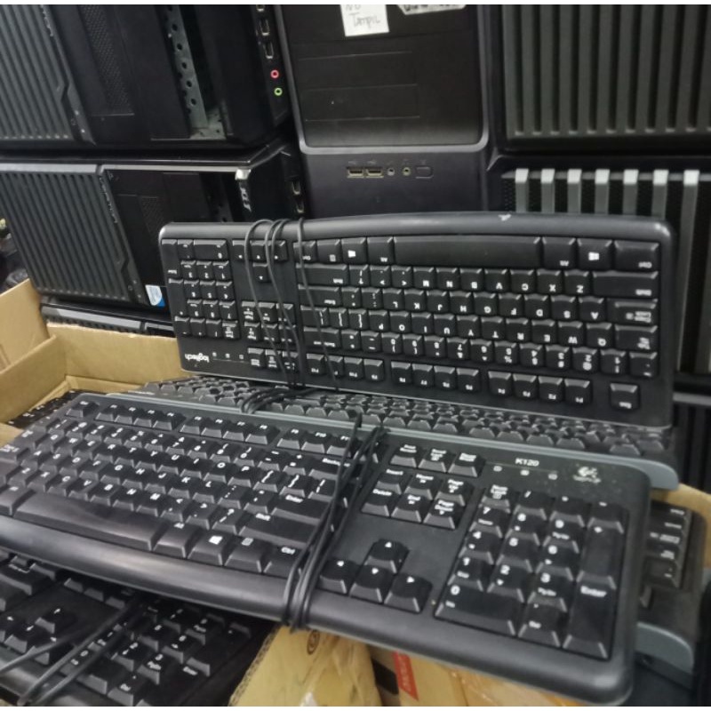 Jual Keyboard Usb Logitech K120 Murah Ori | Shopee Indonesia