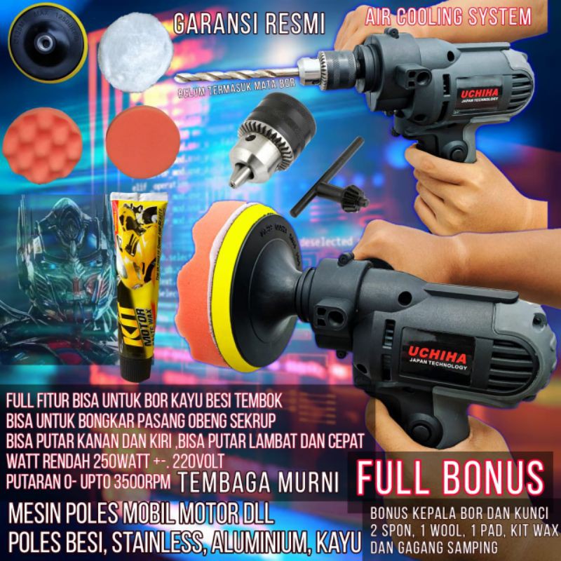 Jual Mesin poles Mobil bisa jadi bor multiguna 2in. Merk Uchiha Japan ...